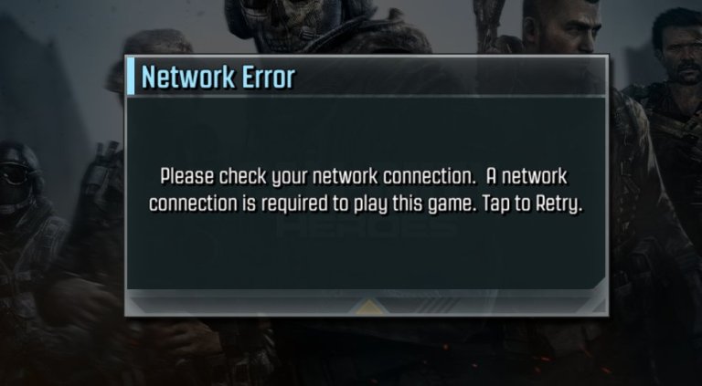 Call of Duty: Heroes Network Error Plagues the Game's Launch - Touch ...