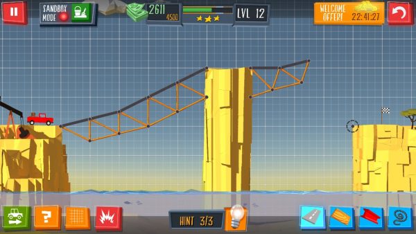 Build a Bridge! 3-Star Walkthrough (Level 1 - Level 15) - Touch, Tap, Play