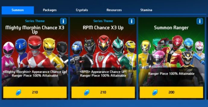Power Rangers All Stars: How to Unlock All Rangers / Characters - Touch ...