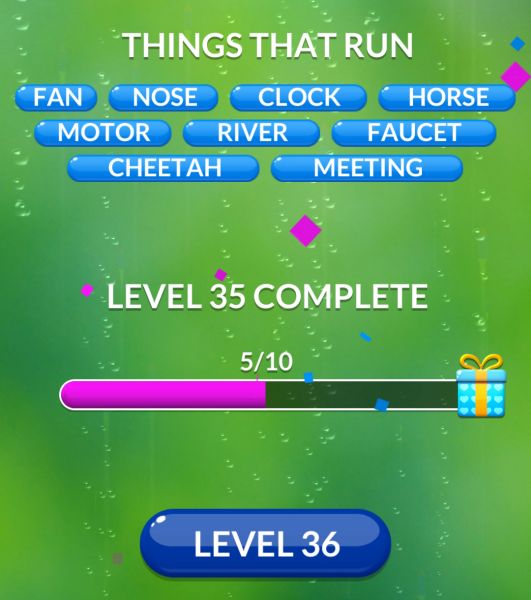 Word Stacks Answers: Level 31-50 - Touch, Tap, Play