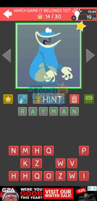 Mega Quiz Gaming 2K19 Answers: Starter Pack Full Solution | Touch, Tap ...