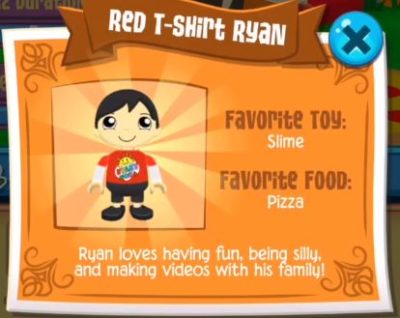 Tag With Ryan Guide to All Characters / Costumes - Touch, Tap, Play