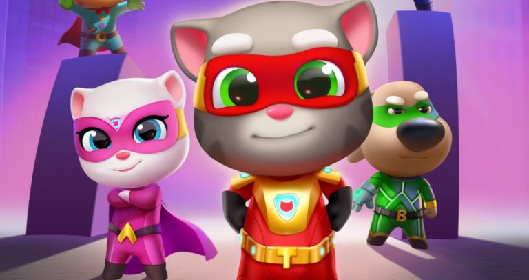 Talking Tom Hero Dash Is an Action-packed, Superhero-themed Adventure ...