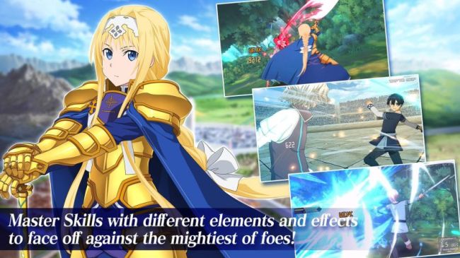 Sword Art Online Alicization Rising Steel Now Available On iOS, Android ...