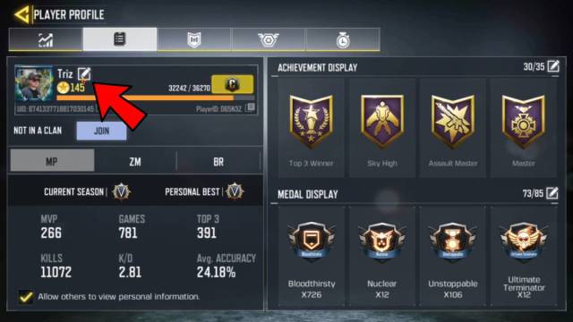 How to change your name in COD: Mobile - Touch, Tap, Play