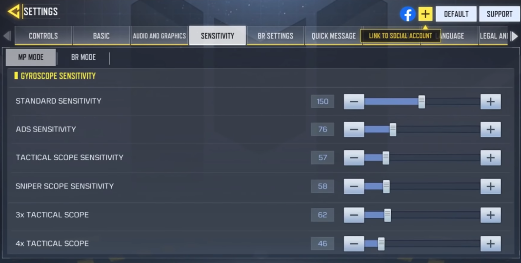 Best Gyroscope Settings in COD Mobile | Touch, Tap, Play