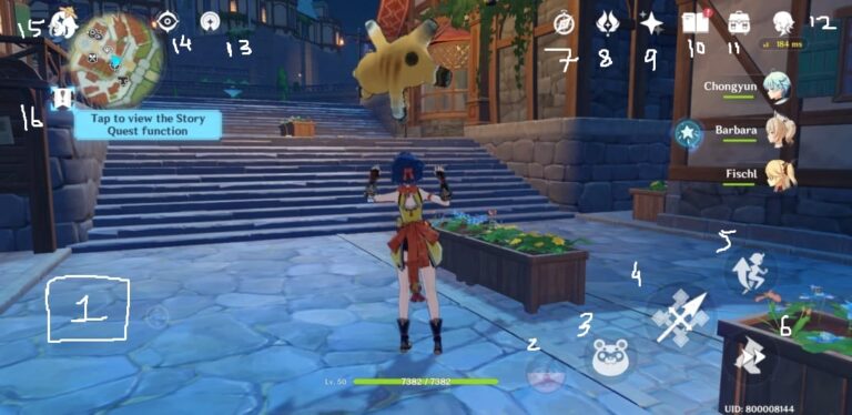 Genshin Impact Mobile Controls And Settings - Touch, Tap, Play