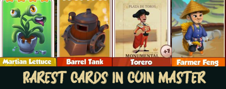 Rarest Cards in Coin Master - Touch, Tap, Play