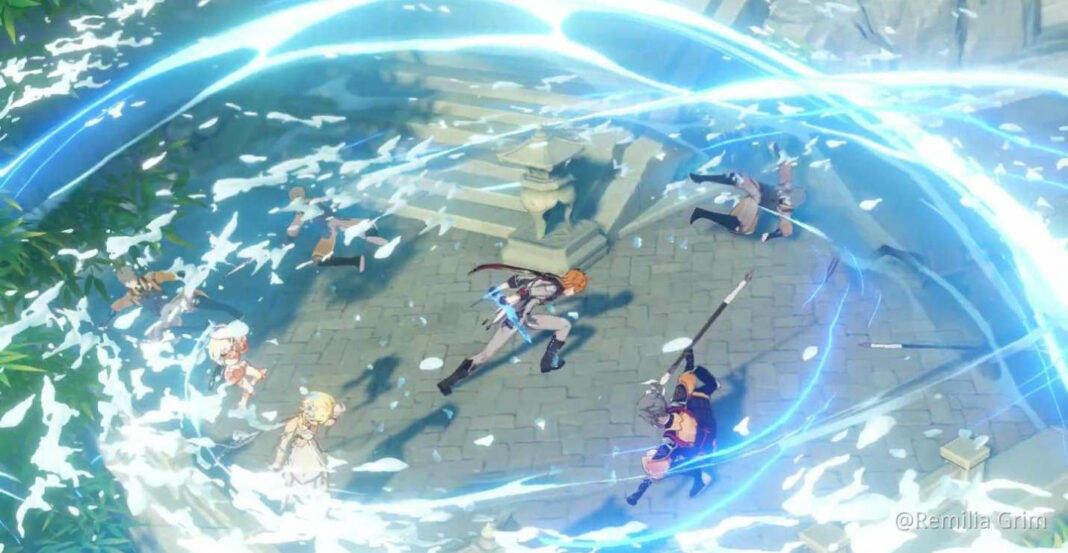 Genshin Impact Hydro Artifact Set - Heart of Depth - Touch, Tap, Play