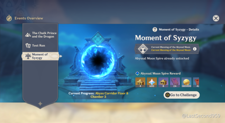 What is Moment of Syzygy in Genshin Impact - Touch, Tap, Play