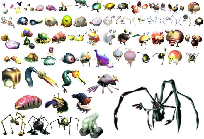 All enemies in Pikmin 3 - Touch, Tap, Play