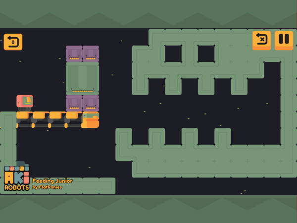 2D Puzzle Platformer #AkiRobots Now Available on iOS - Touch, Tap, Play