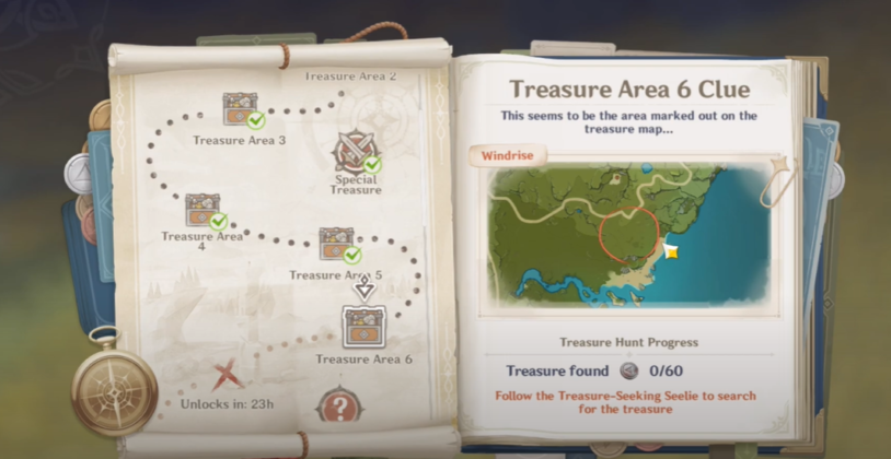 Genshin Impact Special Treasure Clue Brightcrown Canyon - Where to find ...