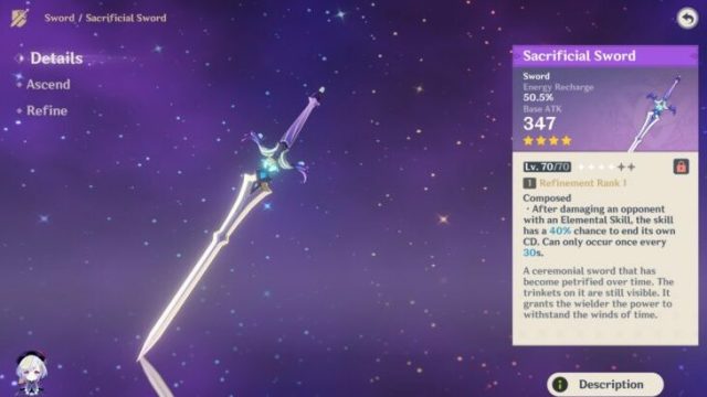 Sacrificial Sword Guide - Genshin Impact - Touch, Tap, Play