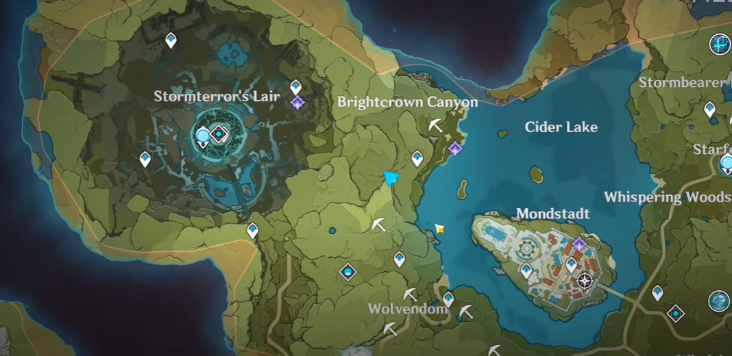 Genshin Impact Special Treasure Clue Brightcrown Canyon - Where to find ...