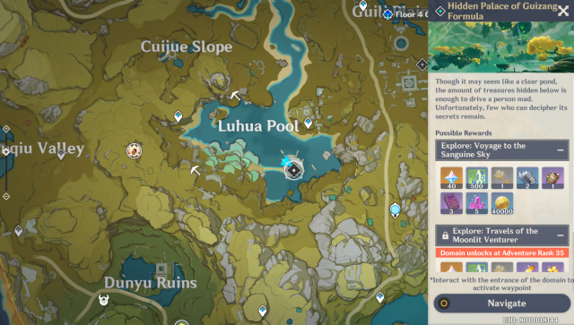 Genshin Impact Hidden Palace of Guizang Formula - Luhua Pool Puzzle ...