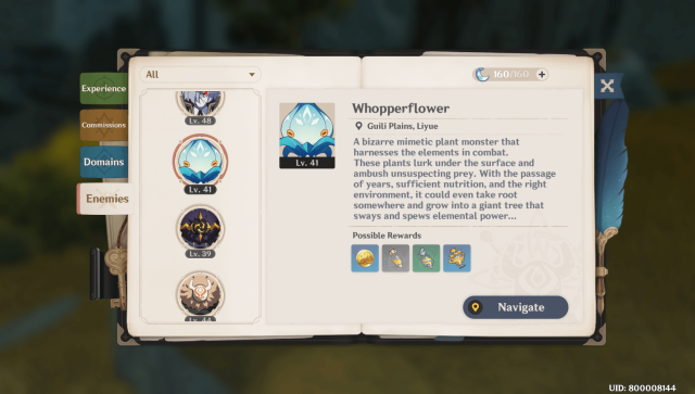 Where to find Whopperflowers in Genshin Impact - Touch, Tap, Play