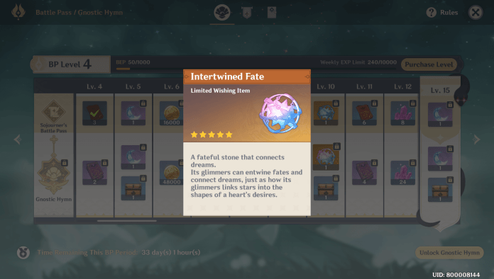 How to get Intertwined Fate in Genshin Impact - Touch, Tap, Play