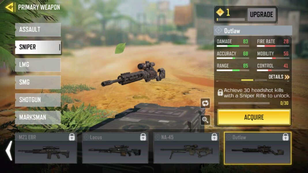 How to get Outlaw Sniper in COD Mobile - Touch, Tap, Play