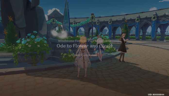 Genshin Impact Windblume Festival: Ode to Flower and Cloud Quest ...