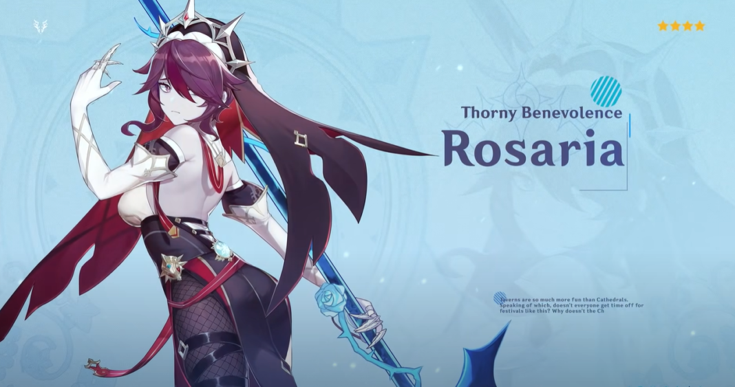 Genshin Impact Rosaria Banner Release Date - Touch, Tap, Play