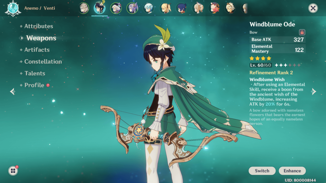 Genshin Impact Windblume Ode Vs Stringless: Which Bow is Better - Touch ...