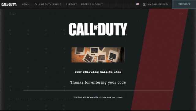 Call of Duty: Black Ops Cold War redeem codes - Touch, Tap, Play