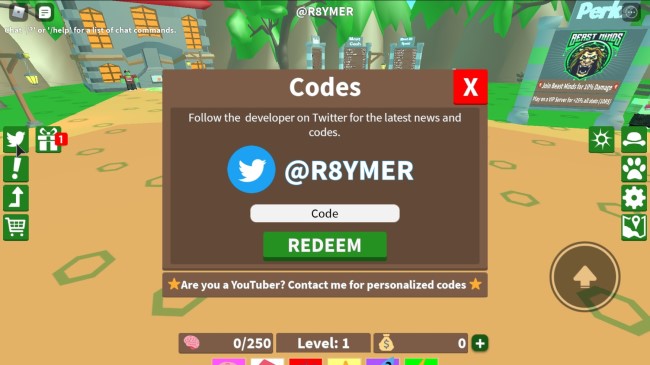 Roblox Zombie Hunting Simulator Codes - Touch, Tap, Play