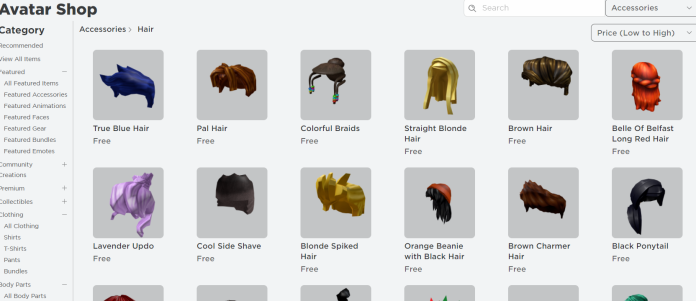 Roblox Hair ID Codes - Touch, Tap, Play