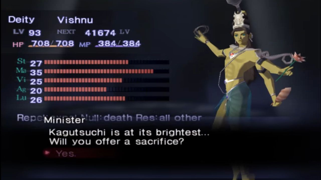 How to Fuse Vishnu in Shin Megami Tensei III Nocturne HD Remaster ...