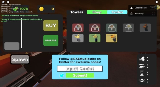 Roblox Frontline Defense Codes - Touch, Tap, Play