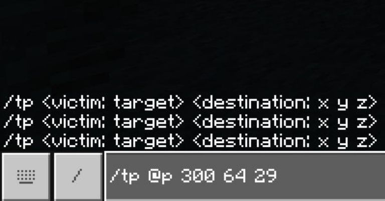 What is the Teleport Command in Minecraft? Answered - Touch, Tap, Play