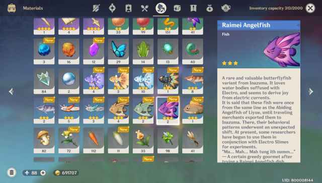 Where to Find Raimei Angelfish in Genshin Impact - Touch, Tap, Play