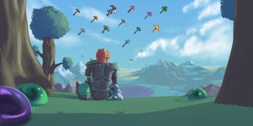 Terraria: What are the Different Pickaxe Tiers - Touch, Tap, Play