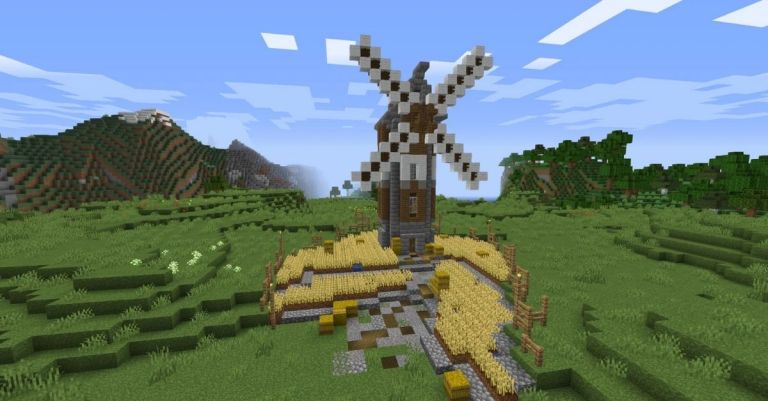 How to Build a Windmill in Minecraft - Touch, Tap, Play