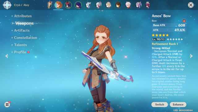 Genshin Impact: Guide to the Best Aloy Build - Touch, Tap, Play