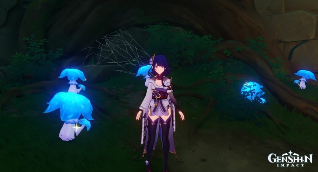 Genshin Impact Fluorescent Fungus Location Guide | Where to Find Fluorescent Fungus - Touch, Tap ...