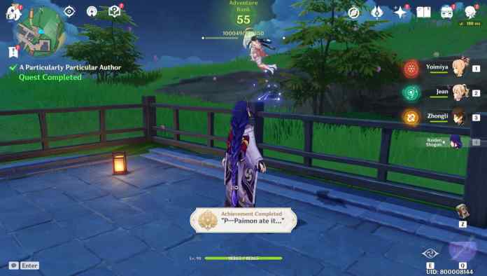 Genshin Impact: A Particularly Particular Author Quest Guide - Touch ...