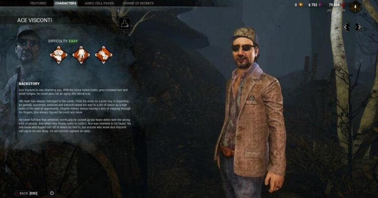 Dead by Daylight Ace Visconti Guide: How to Play Ace - Touch, Tap, Play