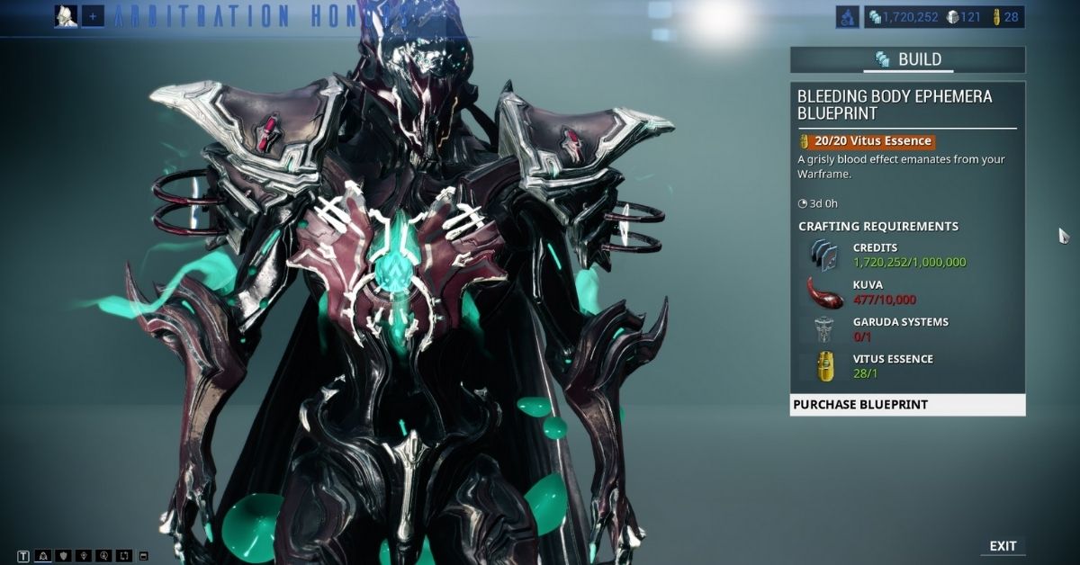 Warframe: How to Get and Use Ephemera - Touch, Tap, Play