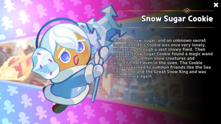 How to Get Snow Sugar Cookie in Cookie Run: Kingdom | Snow Sugar Cookie ...