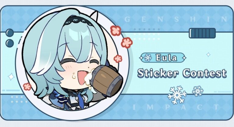 Genshin Impact Eula Sticker Contest: How to Participate, Rewards ...