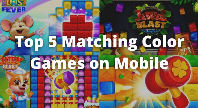 Top 5 Matching Color Games on Mobile - Touch, Tap, Play