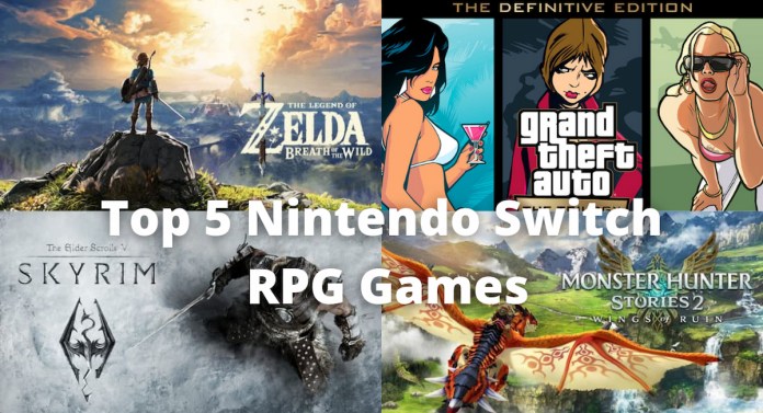 Top 5 Nintendo Switch RPG Games - Touch, Tap, Play