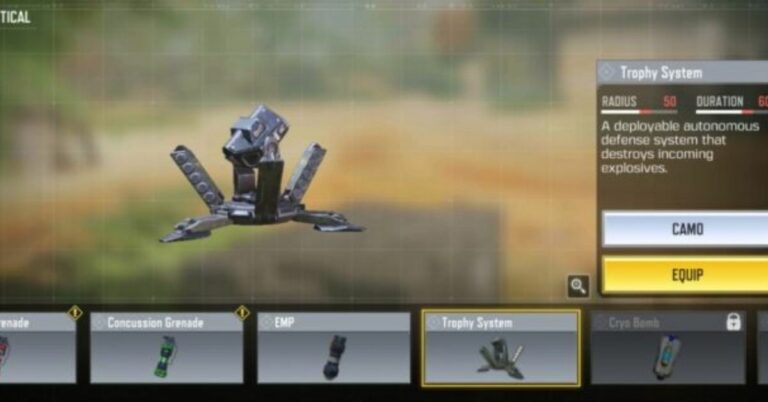 What is Tactical Equipment in COD Mobile? - Touch, Tap, Play
