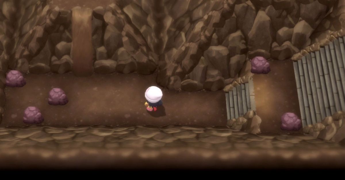 Pokémon Brilliant Diamond and Shining Pearl: Wayward Cave Map - Touch ...