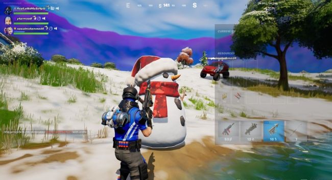 How to Ram a Snowman With a Vehicle in Fortnite Chapter 3 Winterfest ...