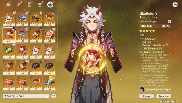 How to Get the Gladiator’s Finale Artifact Set in Genshin Impact ...