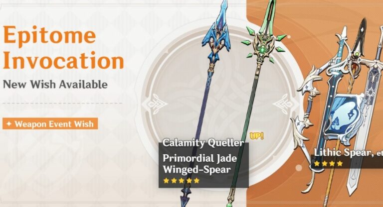 Genshin Impact 2.4 Phase One Weapon's Banner: Epitome Invocation ...