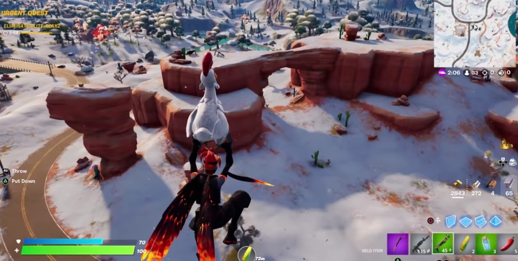 How to Fly With a Chicken in Fortnite - Touch, Tap, Play